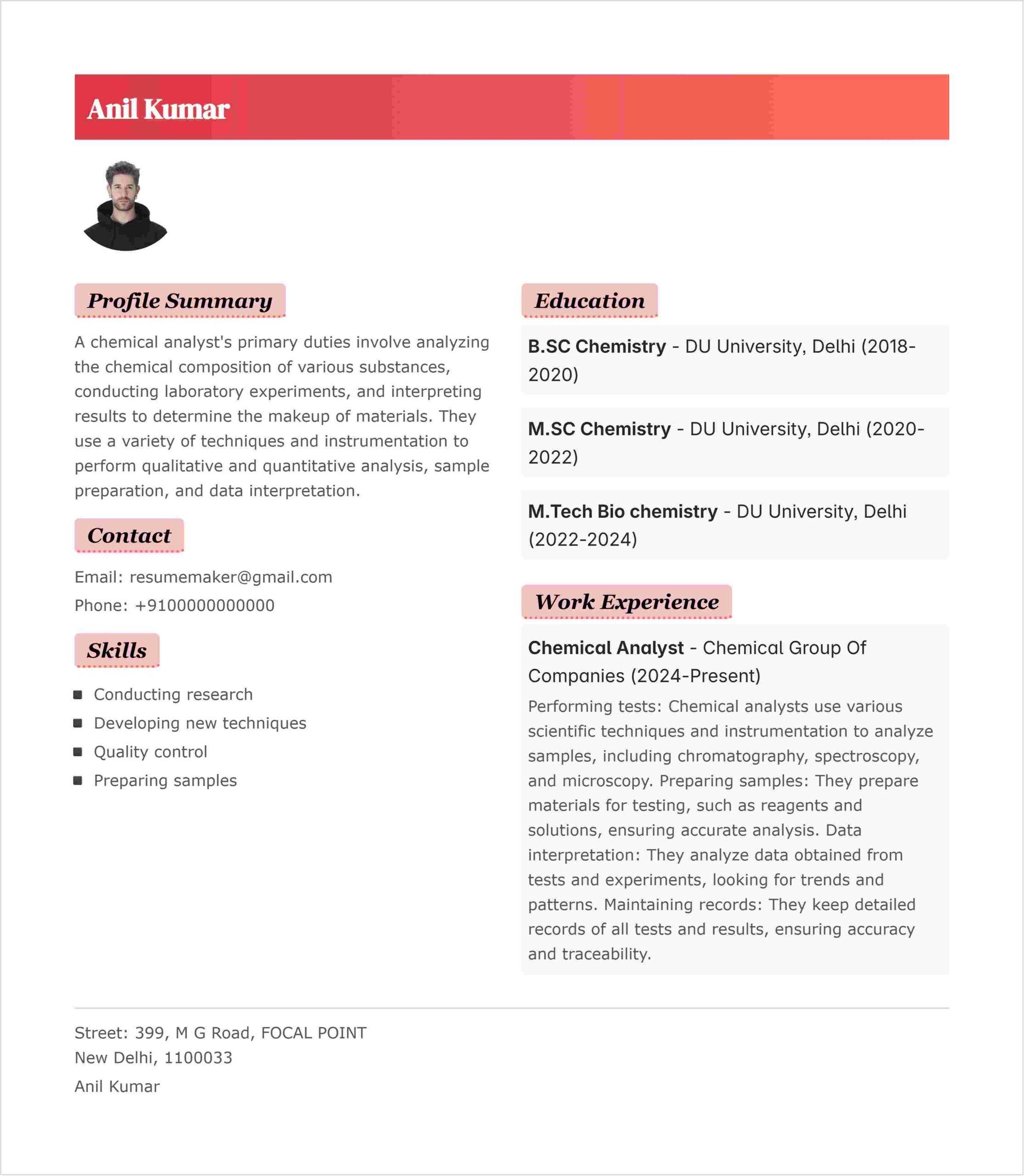 Resume Builder – Imageadda